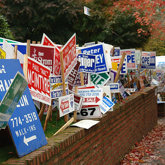 Too many signs | The Barrington Hills Observer