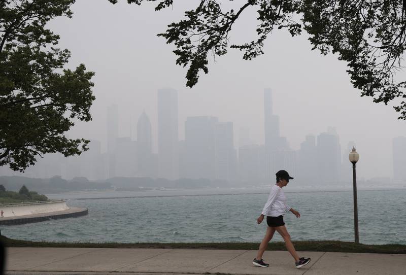 Wednesday forecast: More haze in Chicago and an air quality alert in ...