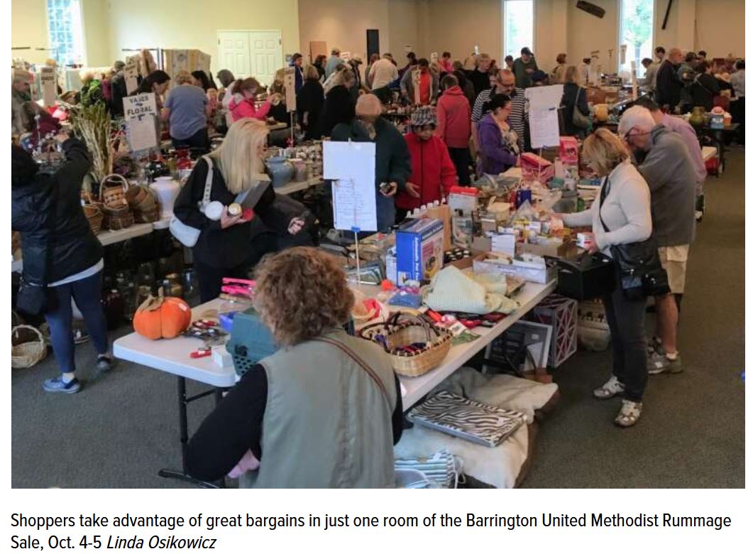Barrington United Methodist Church Rummage Sale October 4-5th | The ...