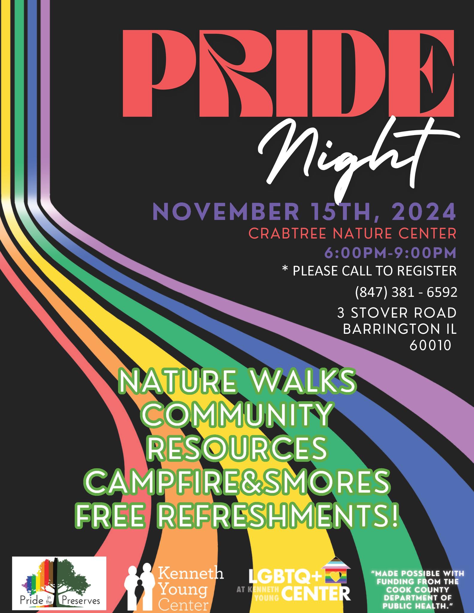 Crabtree Nature Center Pride Night Friday | The Barrington Hills Observer